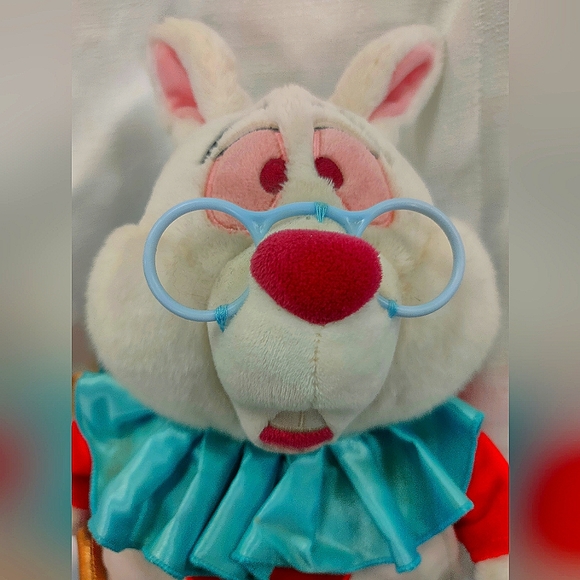 Disney | Toys | Auth Disney Store Alice In Wonderland White Rabbit ...